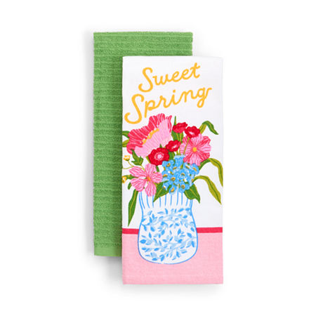 Click here for Layerings Spring Bouquet 2-pc. Kitchen Towel Set... prices