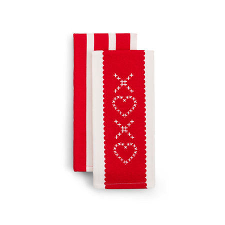 Click here for Layerings XOXO 2-pc. Kitchen Towel Set  One Size... prices