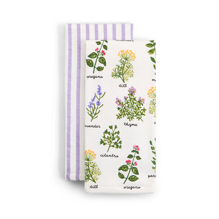 Click here for Layerings Spring Herbs 2-pc. Kitchen Towel Set  On... prices