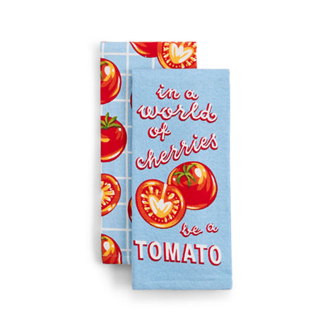 Click here for Layerings Be a Tomato 2-pc. Kitchen Towel Set  One... prices