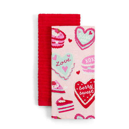 Click here for Layerings Heart Cakes 2-pc. Kitchen Towel Set  One... prices