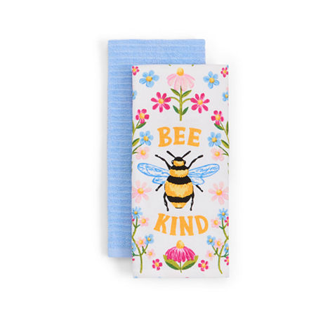 Click here for Layerings Bee Kind 2-pc. Kitchen Towel Set  One Si... prices