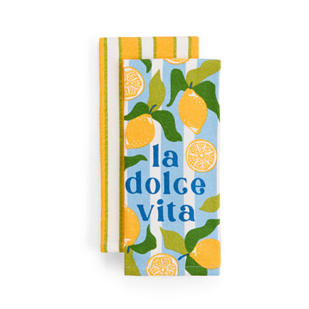Click here for Layerings Lemon 2-pc. Kitchen Towel Set  One Size... prices