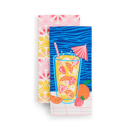 Click here for Layerings Summer Drinks 2-pc. Kitchen Towel Set  O... prices