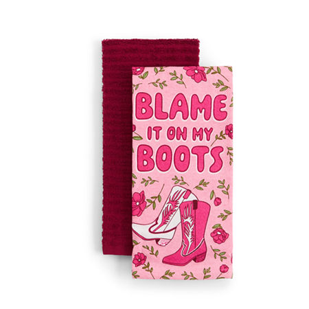 Click here for Layerings Summer Boots 2-pc. Kitchen Towel Set  On... prices