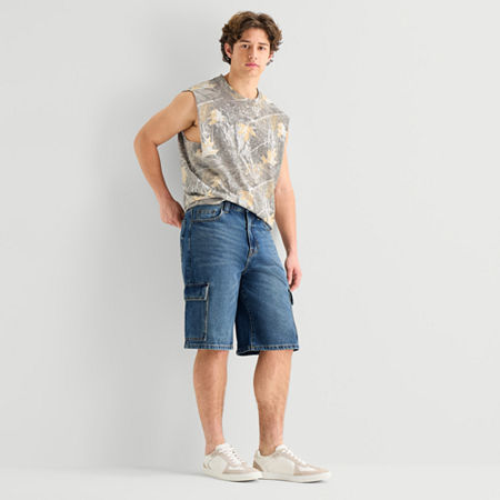 Click here for Arizona Mens 12 Mid Rise Denim Short  36  Blue prices