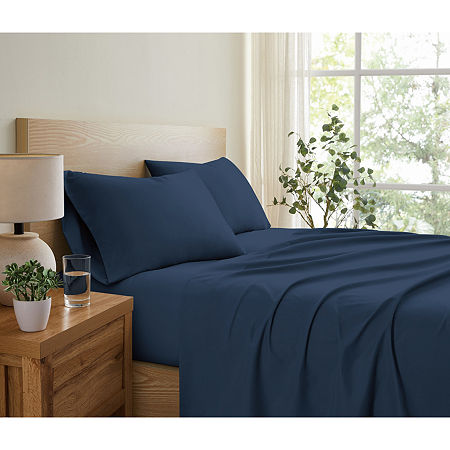 Click here for Truly Soft Everyday Sheet Set  Twin - Dark Blue prices