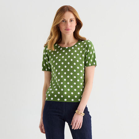 Click here for Liz Claiborne Tall Womens Crew Neck Short Sleeve P... prices