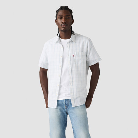 Click here for Levis Mens Short Sleeve Regular Fit Button-Down Sh... prices