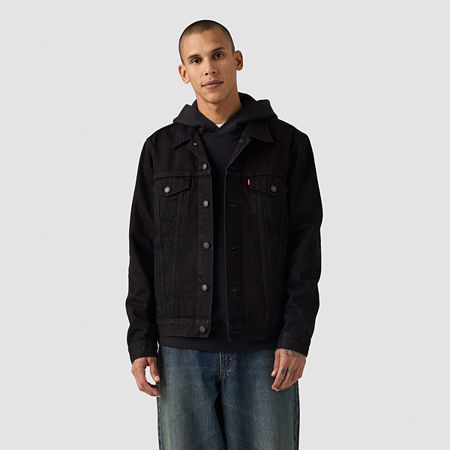 Click here for Levis Mens Denim Midweight Jacket  Large  Black prices