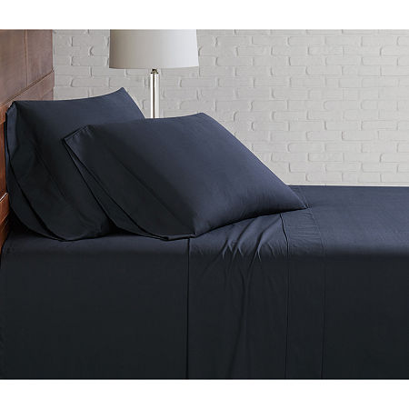 Click here for Cannon Solid Percale Sheet Set  One Size  Black prices