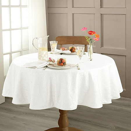 Click here for Lenox Opal Innocence Round Tablecloth  90 Round -... prices