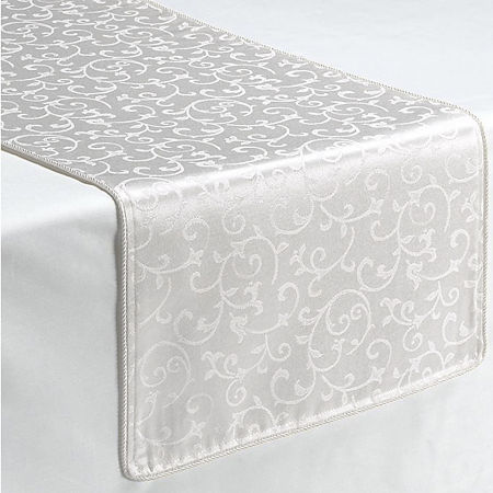 Click here for Lenox Opal Innocence Table Runner  One Size  White prices