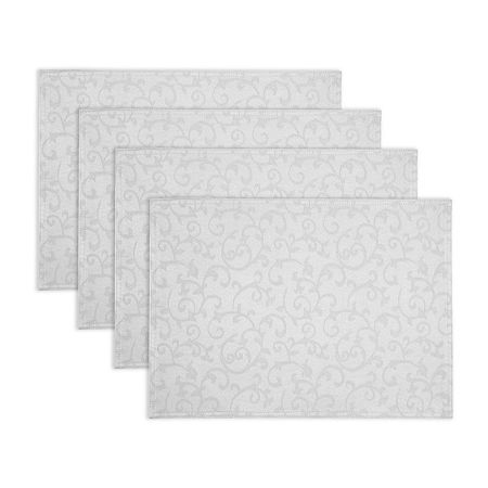 Click here for Lenox Opal Innocence Platinum Set of 4Placemats  O... prices