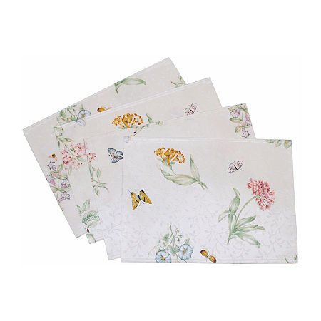 Click here for Lenox Butterfly Meadow Damask 4-pc. Placemat  One... prices