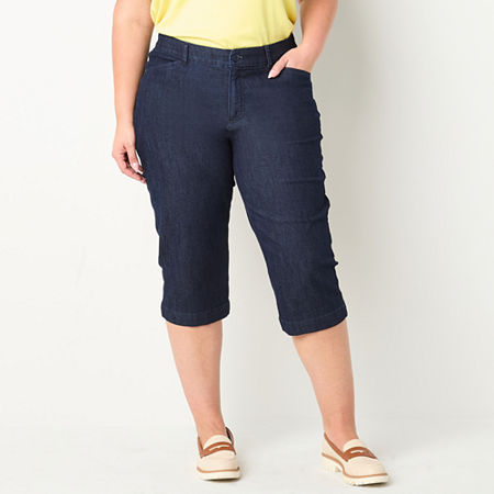 Click here for St. Johns Bay Womens Plus High Rise Capri Pant  22... prices
