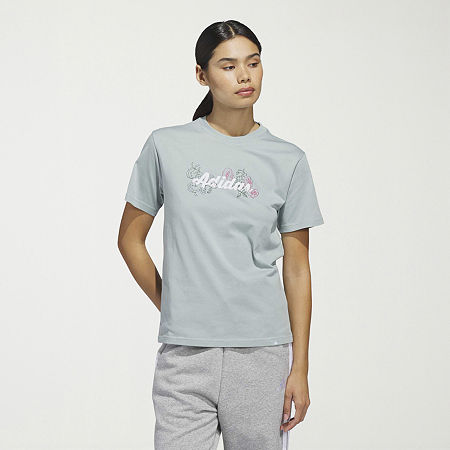 Click here for adidas Womens Wester Florals Graphic T-Shirt - Won... prices