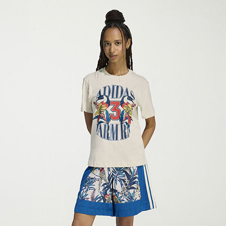 Click here for adidas Womens Adidas x Farm Rio Graphic Crewneck T... prices