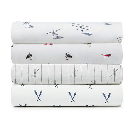 Click here for Eddie Bauer Eddies Oars 100 Cotton Percale Sheet S... prices