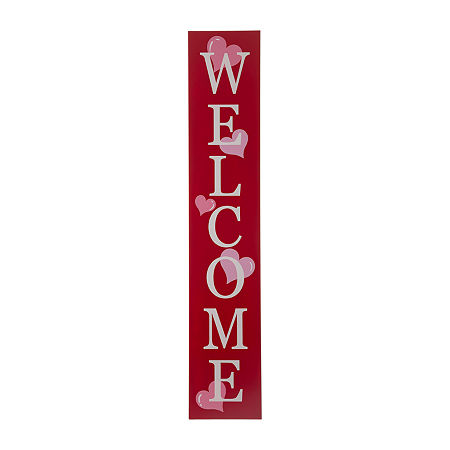 Click here for Glitzhome Valentines Day Porch Sign  One Size  Red prices
