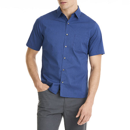 Click here for Van Heusen Stain Shield Mens Short Sleeve Slim Fit... prices