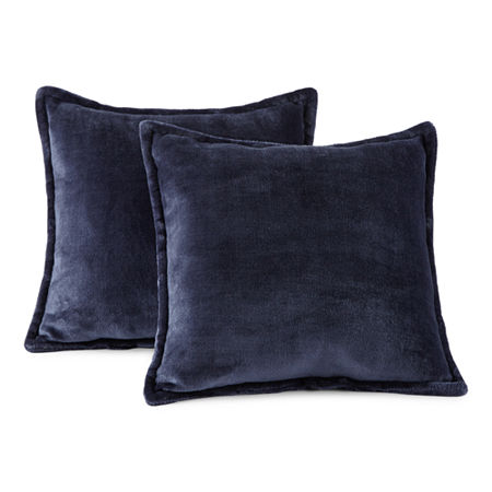 Click here for Home Expressions Velvet Plush 2-pack Square Throw... prices