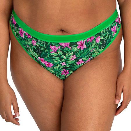 Click here for Curvy Couture Sheer Mesh High Cut Thong-1312  Medi... prices