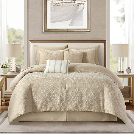 Stratford Park Sheridan Damask 10-Pc. Comforter Set  California King - Gold