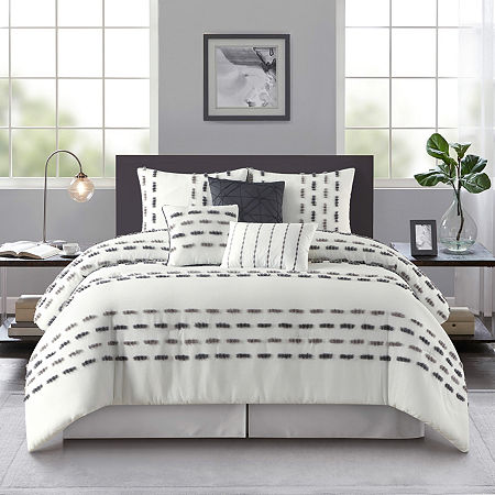 Click here for Stratford Park Crocus Stripe 7-Pc. Comforter Set... prices