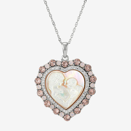 Click here for Womens Pink Mother Of Pearl Sterling Silver Cameo... prices