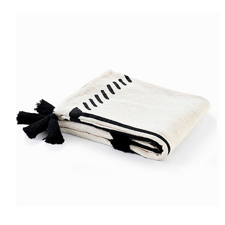 Click here for Lr Home Daniel Diamond Throw  One Size  Black prices