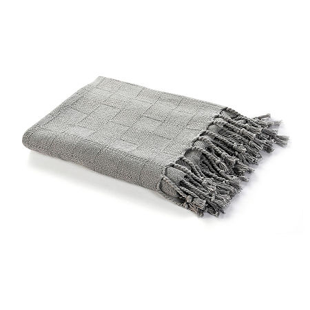 Click here for Lr Home Grayson Solid Reversible Throw  One Size... prices