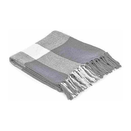 Click here for Lr Home Dylan Checked Reversible Throw  One Size... prices