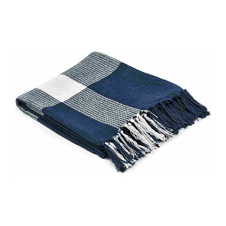 Click here for Lr Home Dylan Checked Reversible Throw  One Size... prices