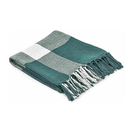 Click here for Lr Home Dylan Checked Reversible Throw  One Size... prices