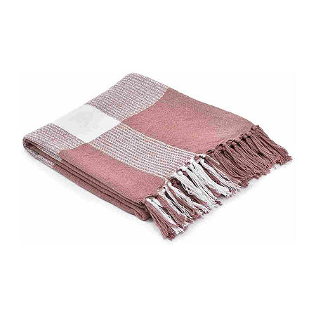 Click here for Lr Home Dylan Checked Reversible Throw  One Size... prices
