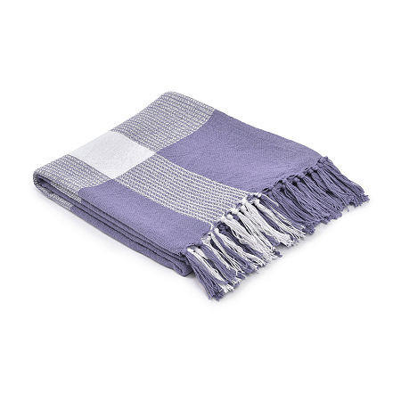 Click here for Lr Home Dylan Checked Reversible Throw  One Size... prices