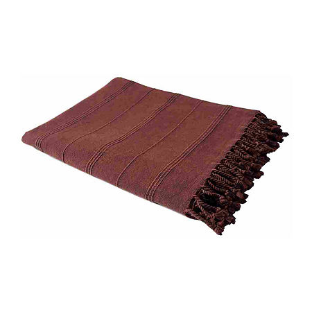 Click here for Lr Home Silvia Stripe Washable Reversible Throw  O... prices