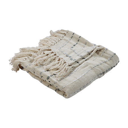 Click here for Lr Home Tony Stripe Reversible Throw  One Size  Wh... prices