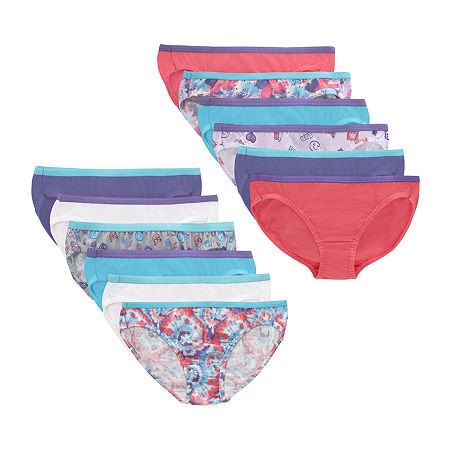 Click here for Girls Hanes Ultimate(R) 12pk. Fashion Cotton Bikin... prices