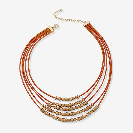 Click here for a.n.a Gold Tone Womens 50 Inch Strand Necklace  On... prices