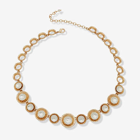 Click here for a.n.a Two Tone Hammered Womens 16 Inch Collar Neck... prices