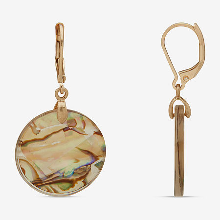 Click here for a.n.a Gold Tone Disk Womens Drop Earrings  One Siz... prices