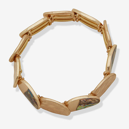 Click here for a.n.a Gold Tone Womens Stretch Bracelet  One Size... prices