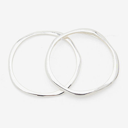 Click here for Worthington Silver Tone Womens 2-pc. Bracelet Set... prices
