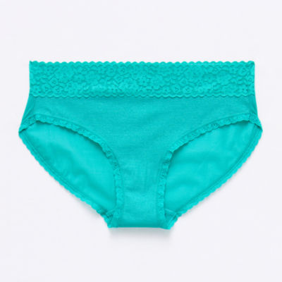 Ambrielle Everyday Cheeky With Lace Trim Panty - JCPenney
