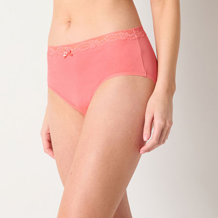 Click here for Ambrielle Cotton Brief Panty  Large  Pink prices