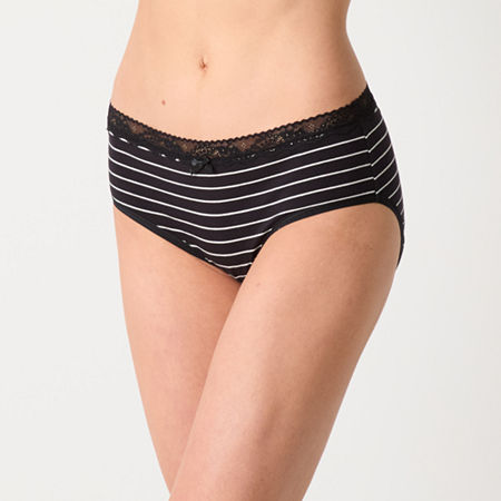 Click here for Ambrielle Cotton Hipster Panty 303246  1x  Black prices