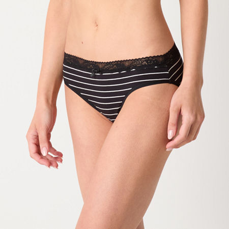 Click here for Ambrielle Cotton Bikini Panty  X-large  Black prices