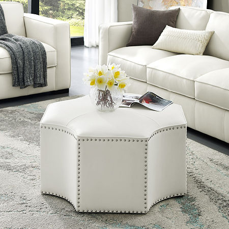 Click here for Inspired Home Fiorella Upholstered Ottoman  One Si... prices